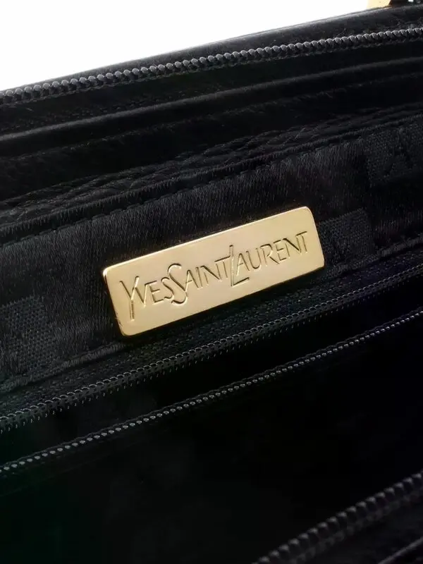 Saint Laurent 2010s Embossed Tote Bag