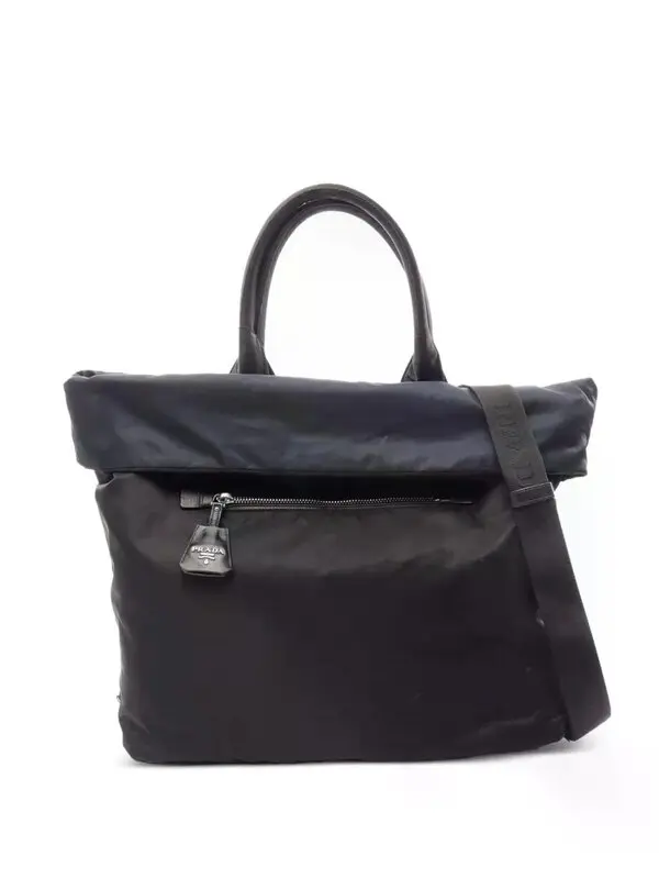 Prada 2000s Tessuto Reversible Tote Bag