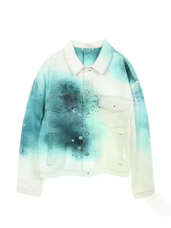 LOUIS VUITTON 2010s Monogram Spray Jacket