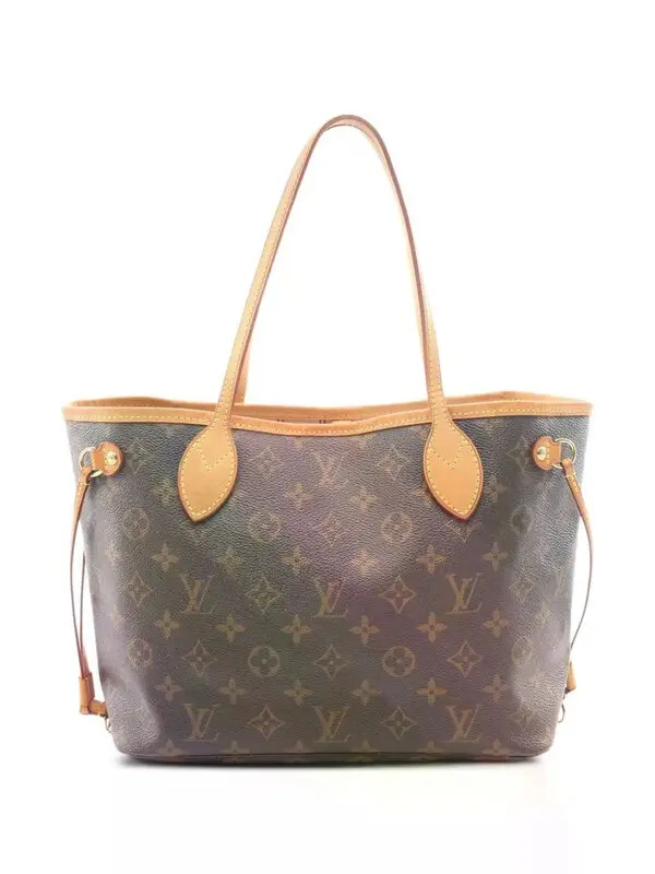 LOUIS VUITTON Monogram Canvas Neverfull Pm Tote Bag - Brown