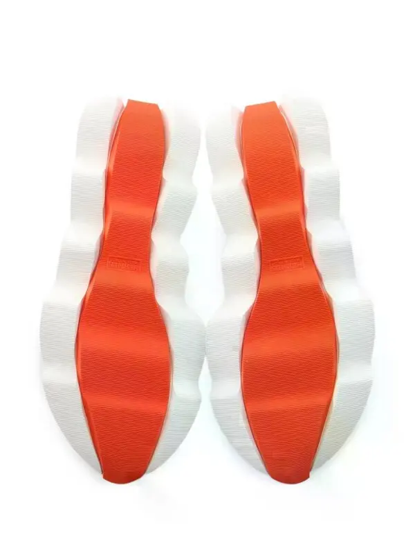 Hermès Knit Round Toe Slip-on Sneakers