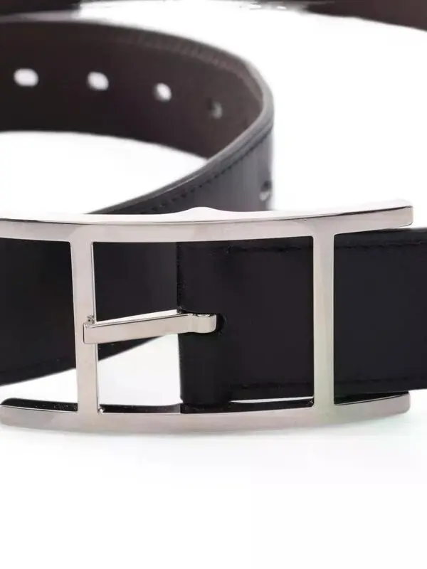 Hermès 2024 32 Quentin Reversible Belt - Black