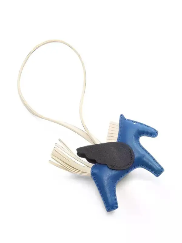 Hermès 2022 Pm Rodeo Pegasus Bag Charm - Blue
