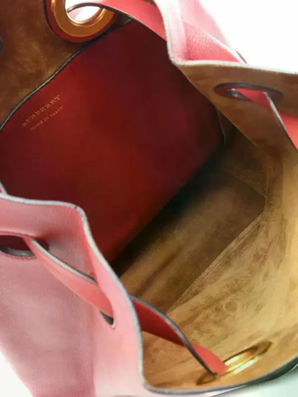 Burberry Drawstring Leather Backpack