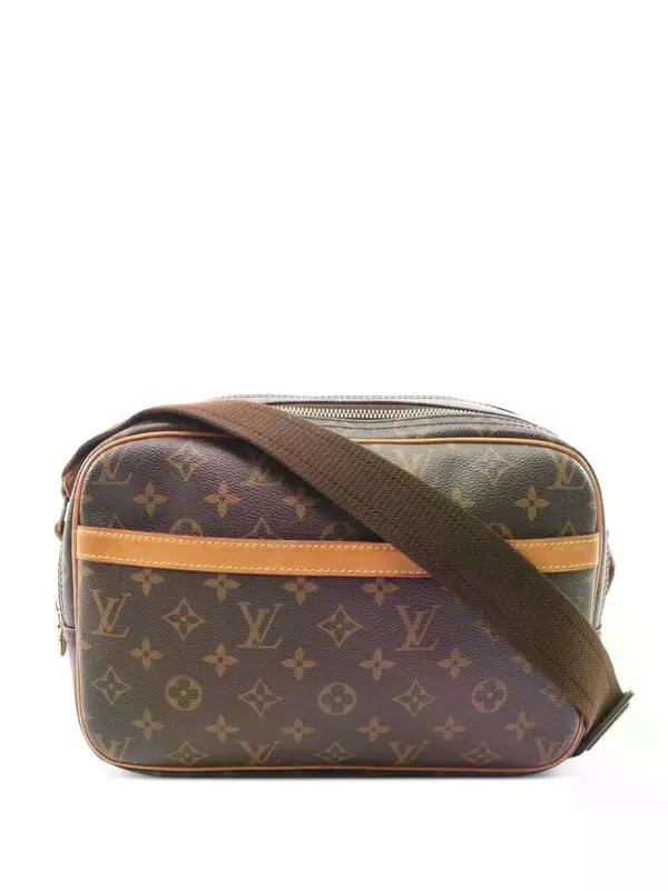 LOUIS VUITTON Monogram Reporter Pm Shoulder Bag - Brown
