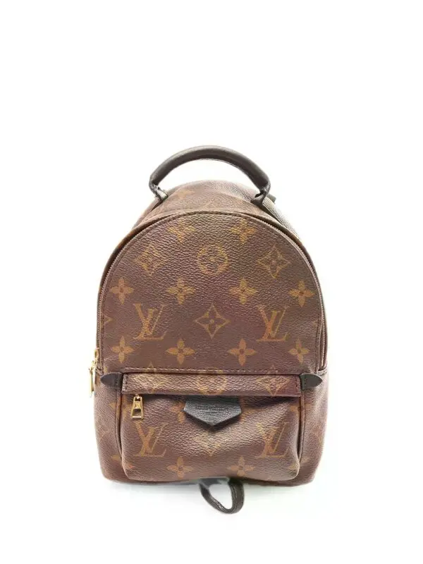 LOUIS VUITTON 2020 Palm Springs Mini Monogram Backpack - Brown