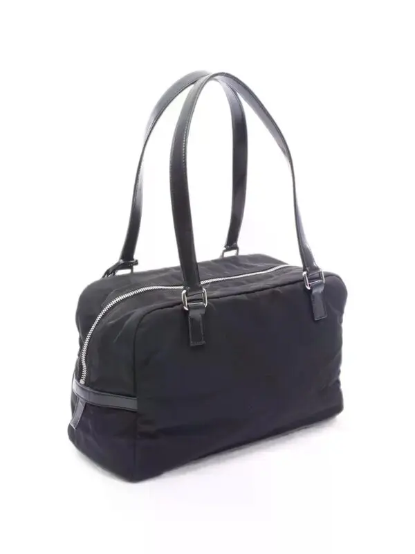 Prada 2000s Logo-patch Shoulder Bag