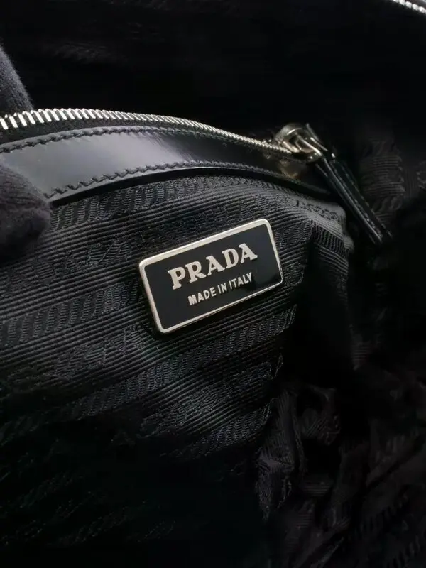 Prada 2000s Logo-patch Shoulder Bag