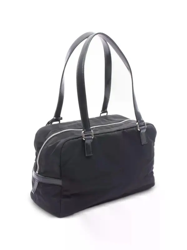 Prada 2000s Logo Patch Shoulder Bag