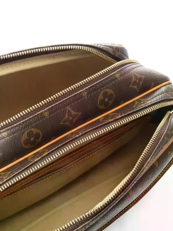 LOUIS VUITTON Monogram Reporter Pm Shoulder Bag - Brown