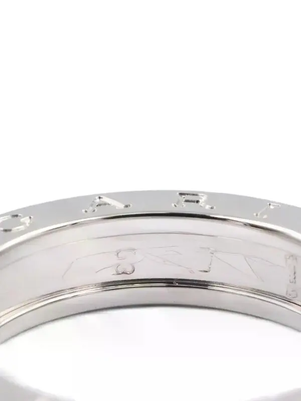 BVLGARI B.zero1 Band Ring In White Gold