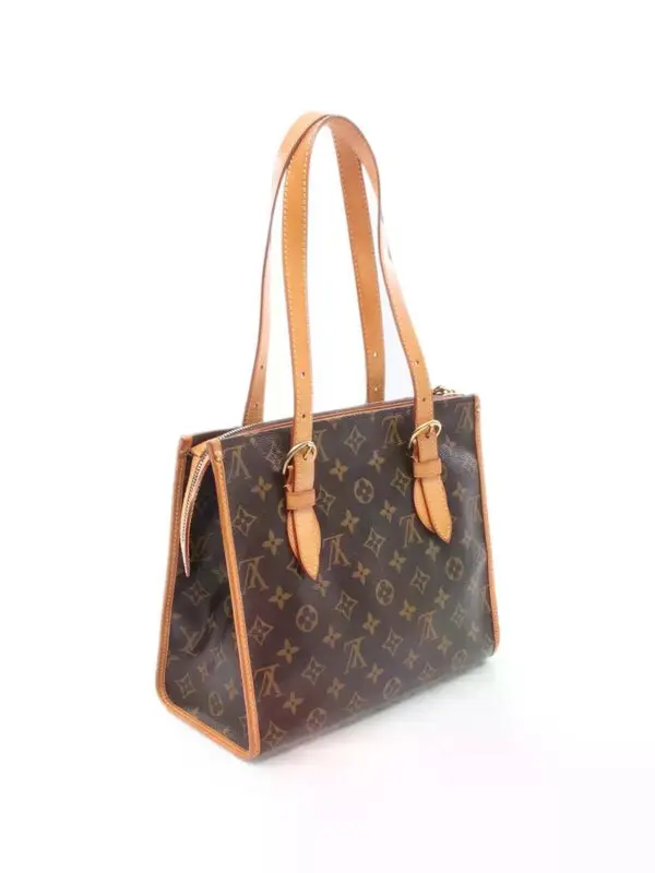 LOUIS VUITTON 2009 Popincourt Monogram Tote Bag - Brown