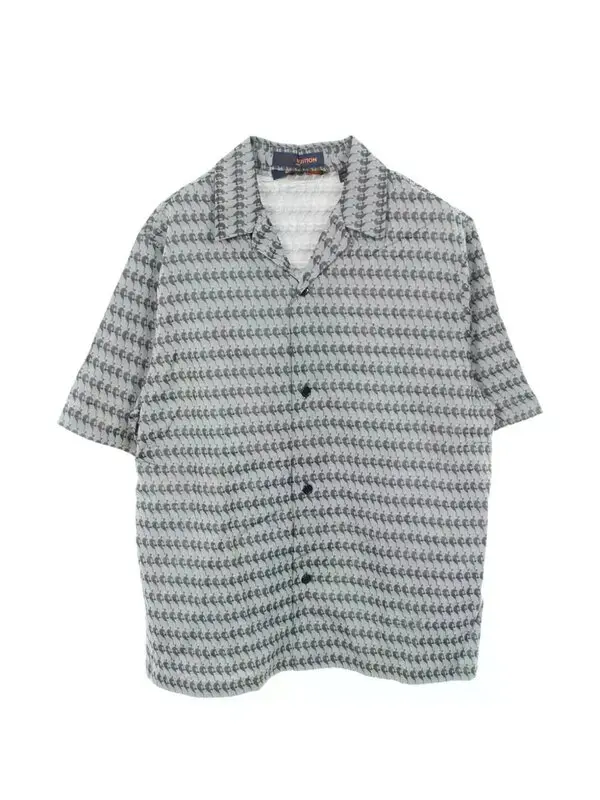 LOUIS VUITTON 2020s Nba All-over Pattern Short-sleeve Shirt - Grey