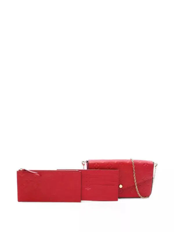 LOUIS VUITTON 2020 Félicie Monogram Empreinte Shoulder Bag