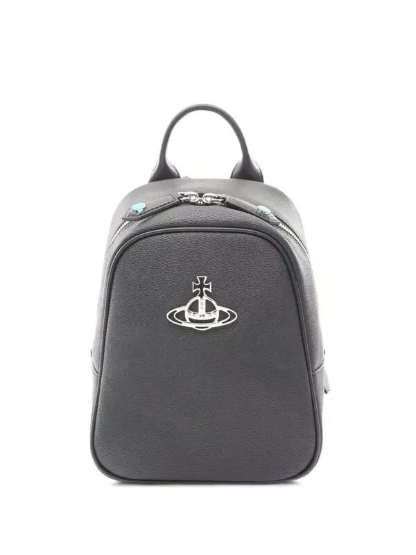 VIVIENNE WESTWOOD Annie Orb-plaque Backpack - Black
