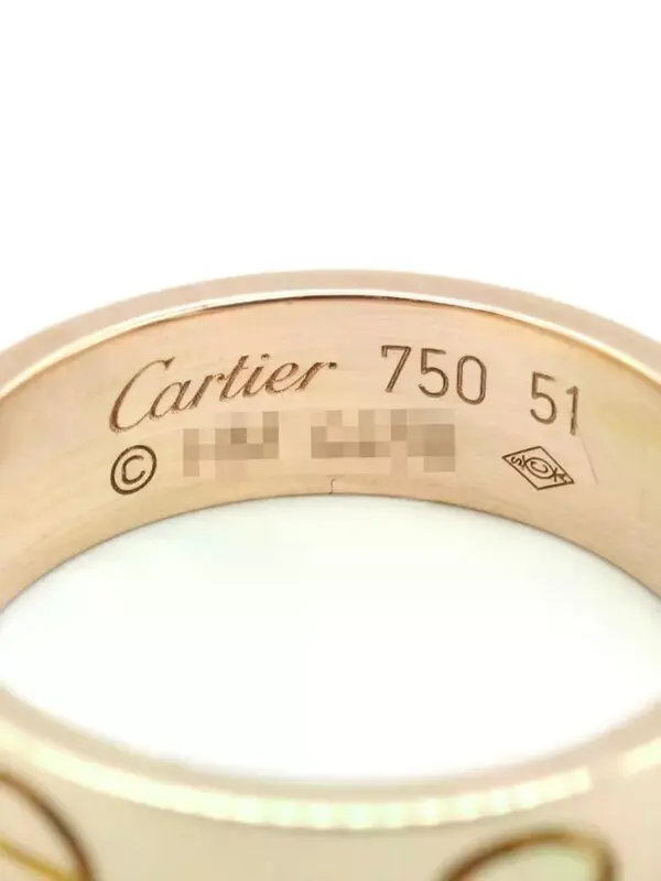Cartier 18k Rose Love Ring