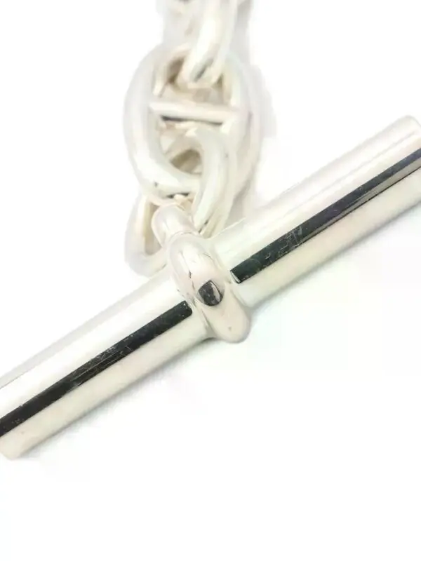 Hermès 2010s Gm Chaîne D'ancre Bracelet In Sterling