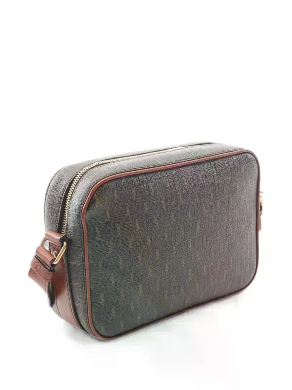Saint Laurent 2010s Monogram Camera Shoulder Bag - Brown