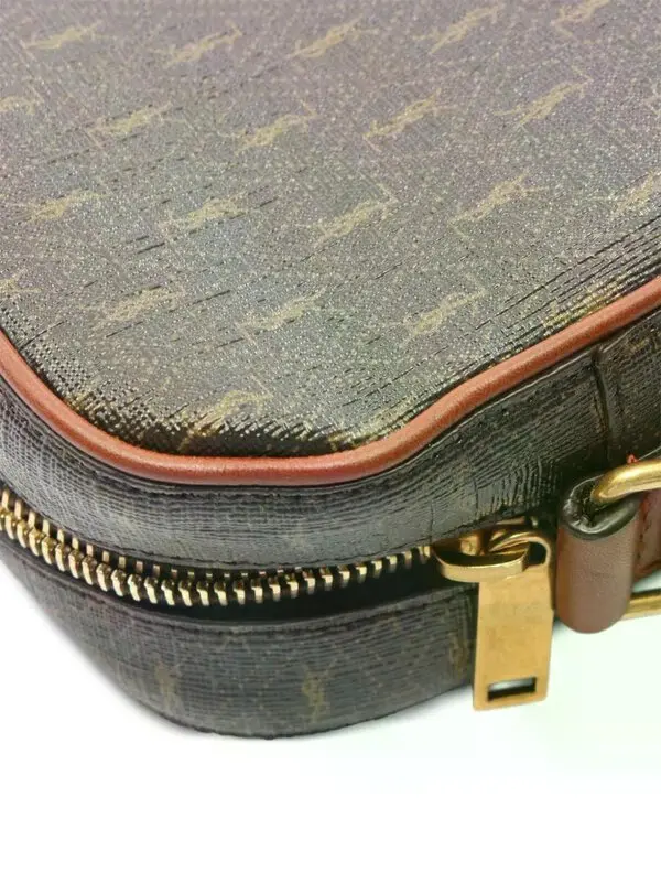 Saint Laurent Monogram Camera Shoulder Bag - Brown