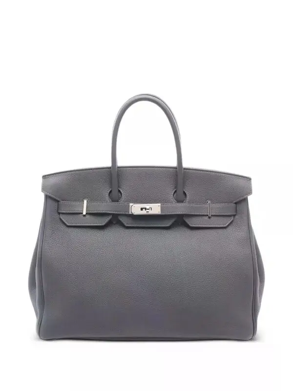 Hermès 2025 35 Birkin Togo Handbag - Grey