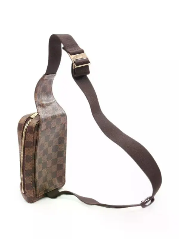 LOUIS VUITTON 2001 Geronimos Damier Ebene Canvas Backpack