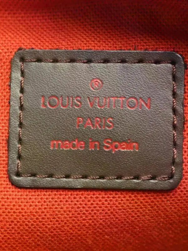 LOUIS VUITTON 2001 Geronimos Damier Ebene Canvas Backpack