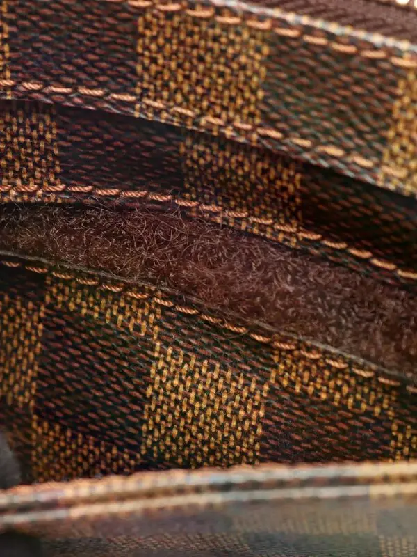 LOUIS VUITTON 2001 Geronimos Damier Ebene Canvas Backpack