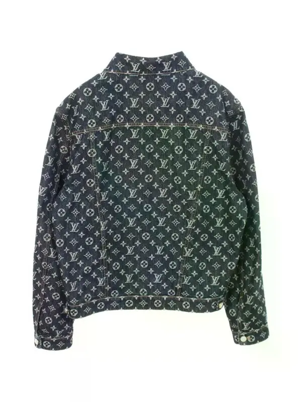 LOUIS VUITTON 2010s Monogram Jacquard Denim Jacket