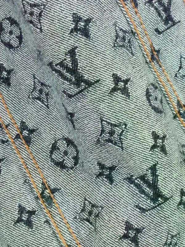 LOUIS VUITTON 2010s Monogram Jacquard Denim Jacket