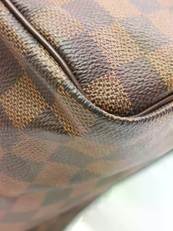 LOUIS VUITTON 2008 Speedy Damier Ebene Tote Bag - Brown