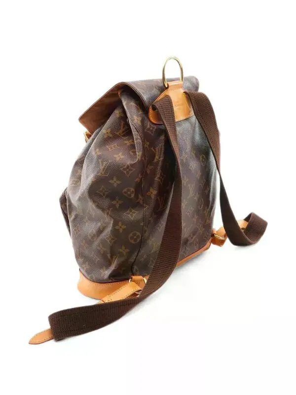 LOUIS VUITTON 1997 Gm Montsouris Monogram Backpack