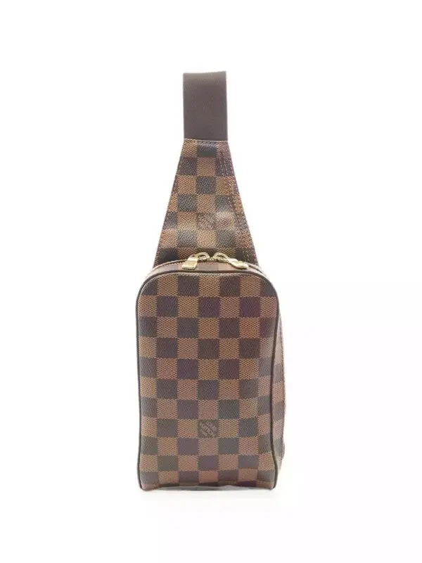 LOUIS VUITTON 2004 Geronimos Damier Ebene Belt Bag