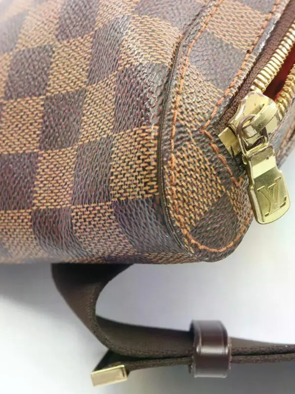 LOUIS VUITTON 2004 Geronimos Damier Ebene Belt Bag
