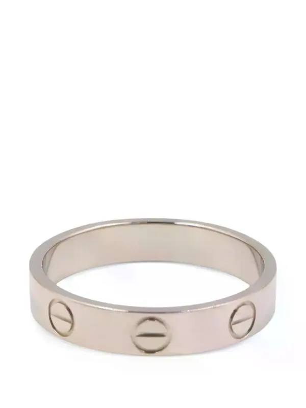 Cartier White Gold Love Ring - Pink