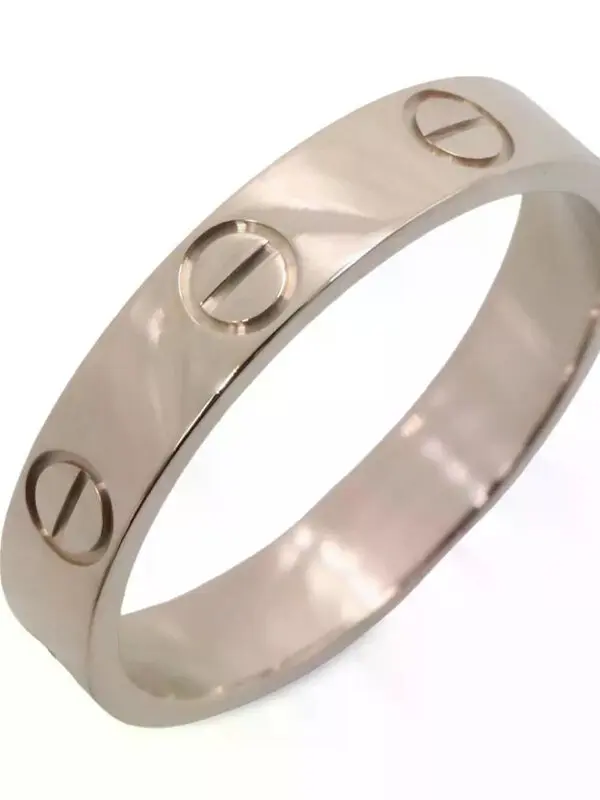 Cartier White Gold Love Ring - Pink