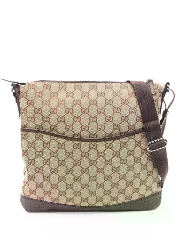 Gucci 2000s Gg Canvas Shoulder Bag