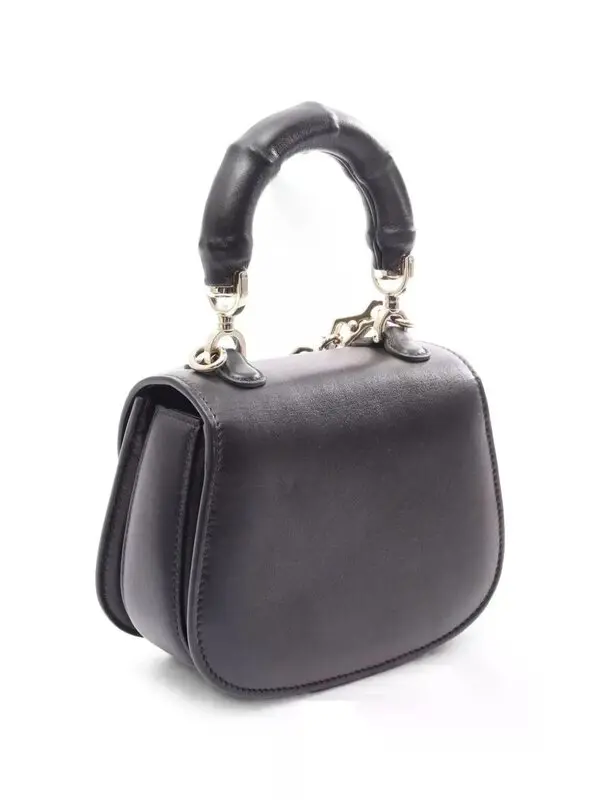 Gucci Bamboo Top Handle Handbag - Black