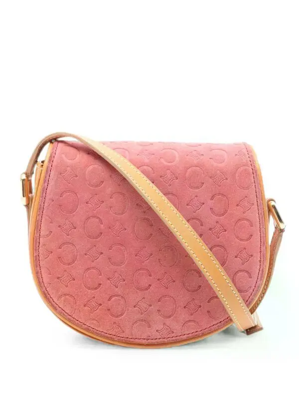 Celine 2000s C Macadam Shoulder Bag