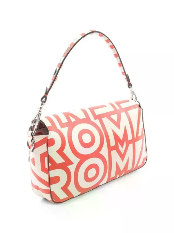 Fendi 2010s Mamma Baguette Leather Tote Bag