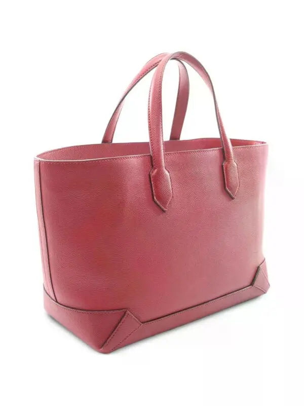 Hermès 30 Maxibox Cabas Shoulder Bag - Red