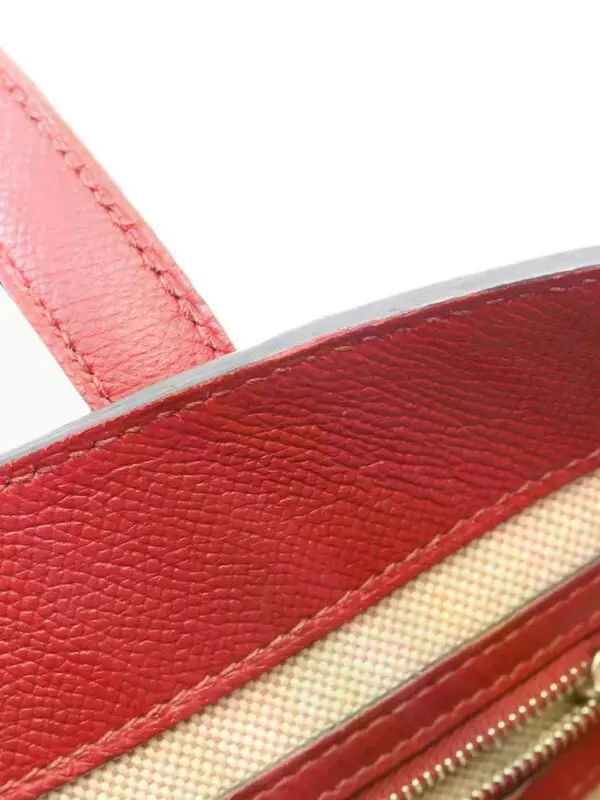Hermès 30 Maxibox Cabas Shoulder Bag - Red