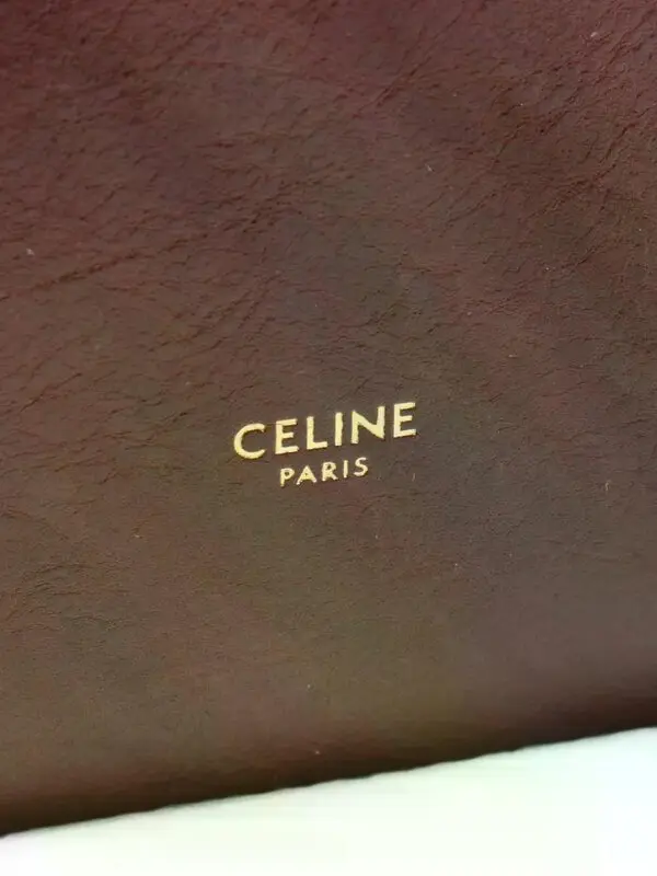 Celine Luggage Leather Tote Bag - Brown
