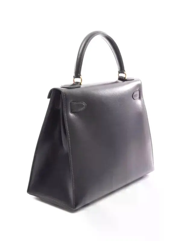 Hermès 1995 28 Kelly 2-way Tote Bag - Black
