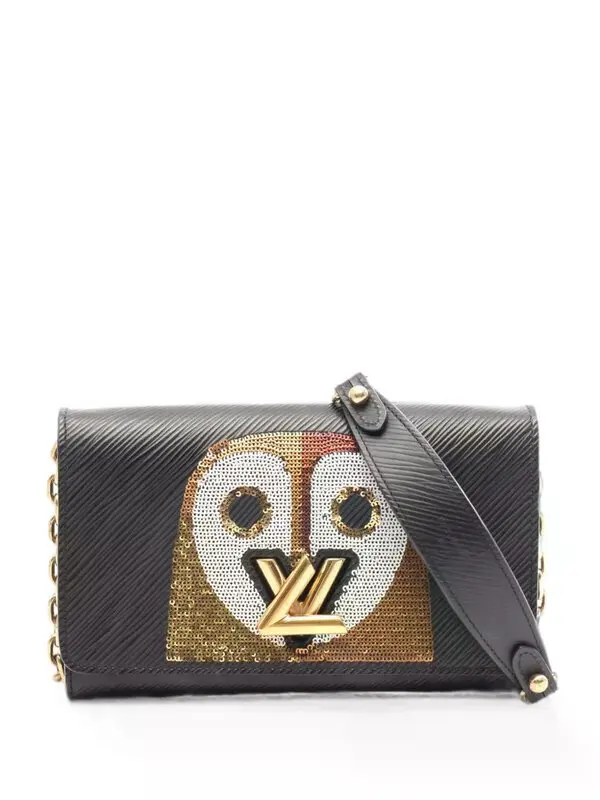 LOUIS VUITTON 2016 Epi Twist Chain Mini Bag - Black