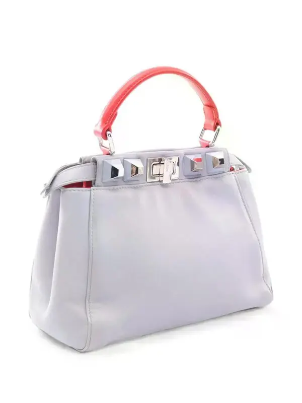 Fendi 2000s Mini Peekaboo Studded Handbag