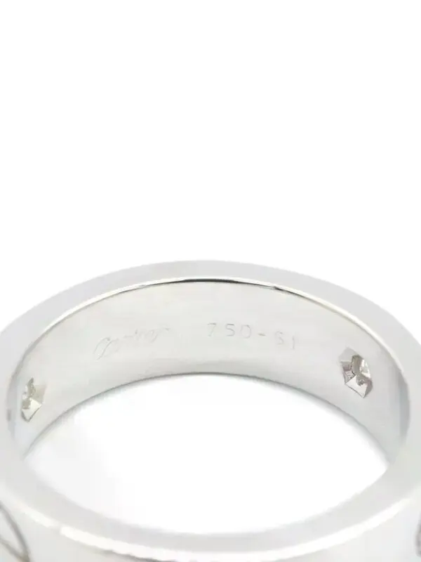 Cartier White Gold Diamond Love Ring
