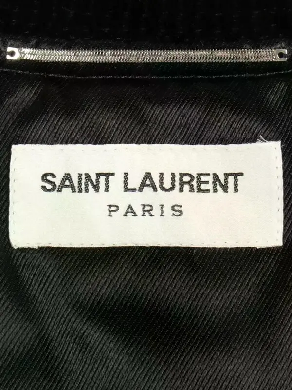 Saint Laurent 2010s Herringbone Bomber Jacket