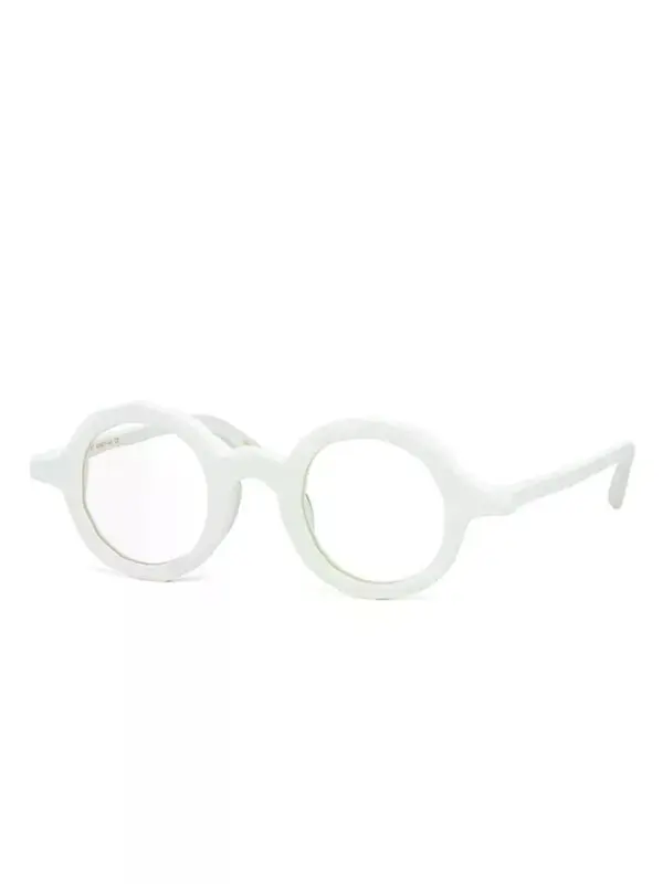 MASAHIROMARUYAMA Round Frame Eyeglasses - White
