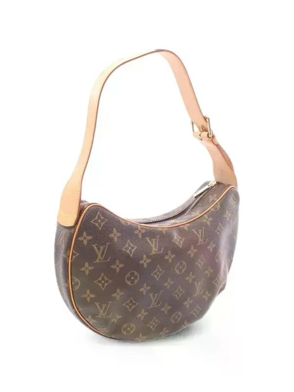 LOUIS VUITTON 2003 Mm Croissant Monogram Shoulder Bag - Brown