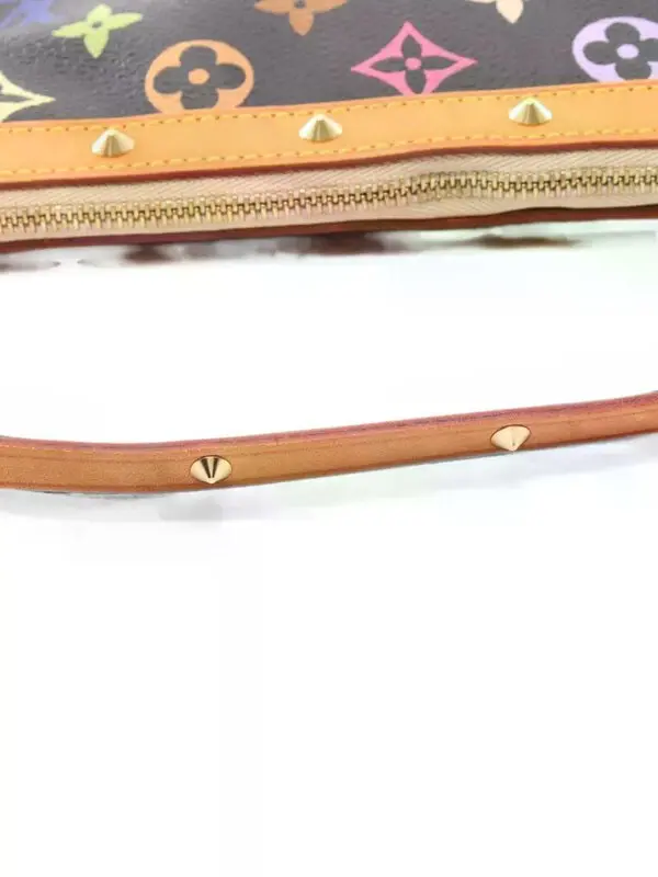 LOUIS VUITTON 2003 Pochette Monogram Multicolor Canvas Shoulder Bag